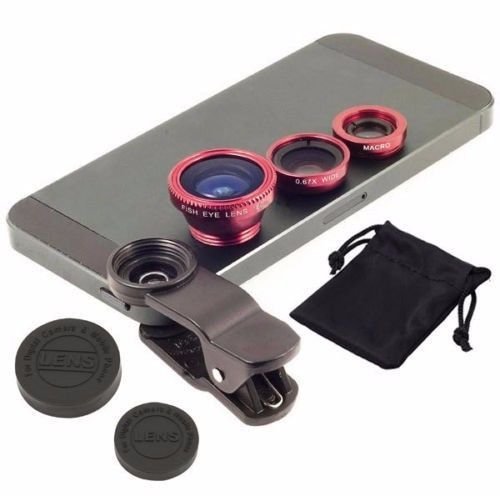 R.K smart shop Universal 3 in 1 Cell Phone Camera Lens Kit With Fish ...