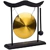 Amazon.com: Uenede Brass Desktop Gong Feng Shui Zen Art Chinese Style ...