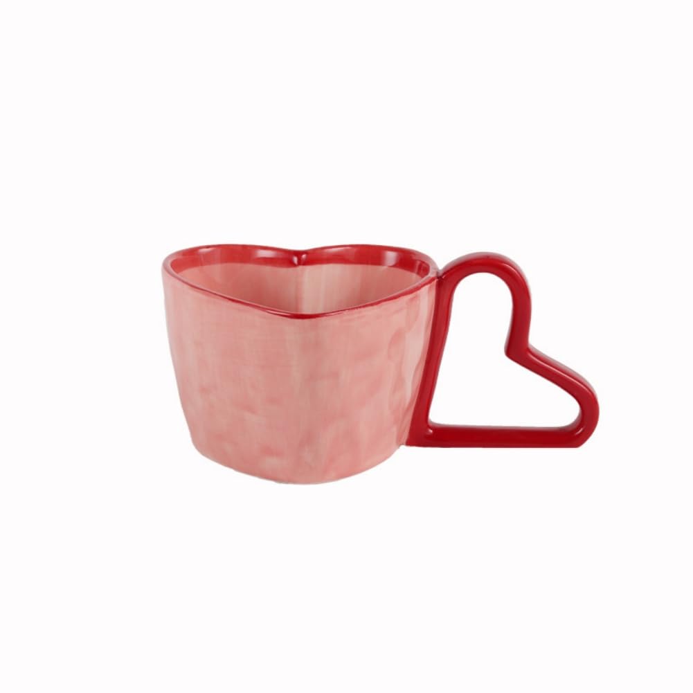 Amazon.com | LYFJMUS Valentines Day Ceramic Coffee Mug 10oz Heart ...