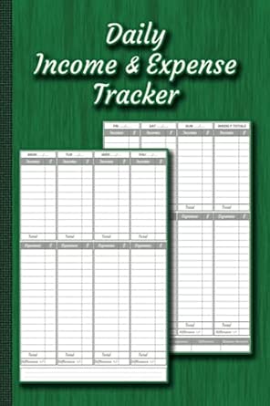 Amazon.com: Daily Income & Expense Tracker: Year-Round Accounting ...