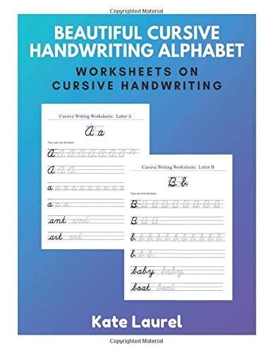 Beautiful Cursive Handwriting Alphabet Worksheets On Cursive ...