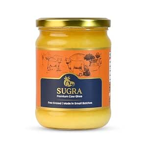 Sugra Premium Cow Ghee (500 ML) | 100% Pure ghee made in small batches ...