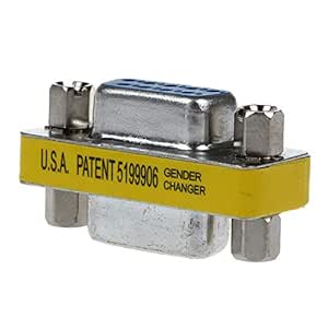 DB9 Female/Female Mini Gender Changer - Coupler V8J9 : Amazon.in ...