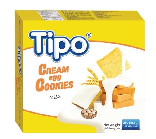 Tipo Banh Trung Cream Egg Cookies 100% Fresh Egg Cookies 250gm : Amazon ...