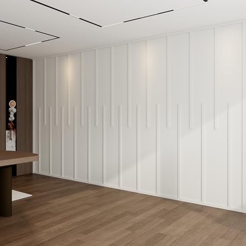 Amazon.com: Birdeco Premade Wall Molding Kit, Ready to Assemble Wainscoting Panels, Installed ...