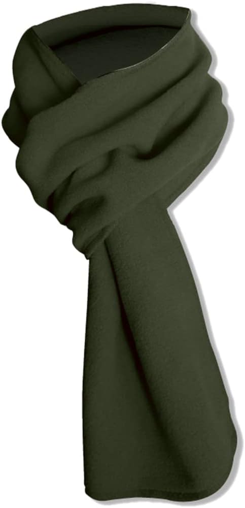 Max-Tonsen Fashion Warm Fleece Scarf Soft Lightweight Solid Color ...