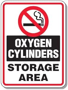 Amazon.com: Cylinder - Oxygen Cylinders Storage Area Safety ...