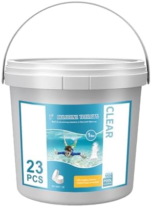 Multifunction Chlorine Tablets for Swimming Pool 1LB Paddling Pool ...