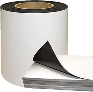 Amazon.com: Flexible Magnets Sheet Roll, 2x4 Feet, Thick Magnetic Sheet ...