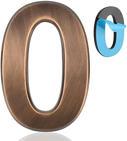 Amazon.com: 4 Inch Modern House Number, Self Adhesive House Numbers ...