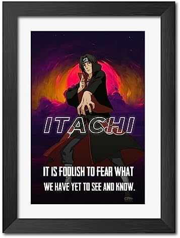 TenorArts Itachi Poster Frame Naruto Anime Laminated Poster Paintings ...