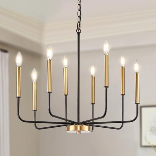 Possini Euro Design Vanelti Matte Black Soft Gold Chandelier Lighting ...