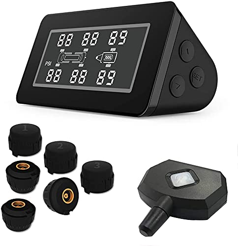 B Qtech Newest Solar Tire Pressure Monitoring System With Repeater ...