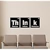 Amazon.com: Think Periodic Table Of Elements Wall Decal Science ...