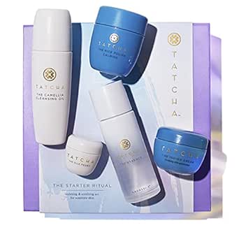 Amazon.com: Tatcha The Starter Ritual Set - Soothing for Sensitive Skin | 2 Week Introductory ...