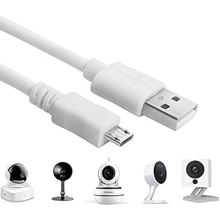 Becrowm Câble Micro USB pour caméra de sécurité Eufy 2C/2C Pro, câble d ...