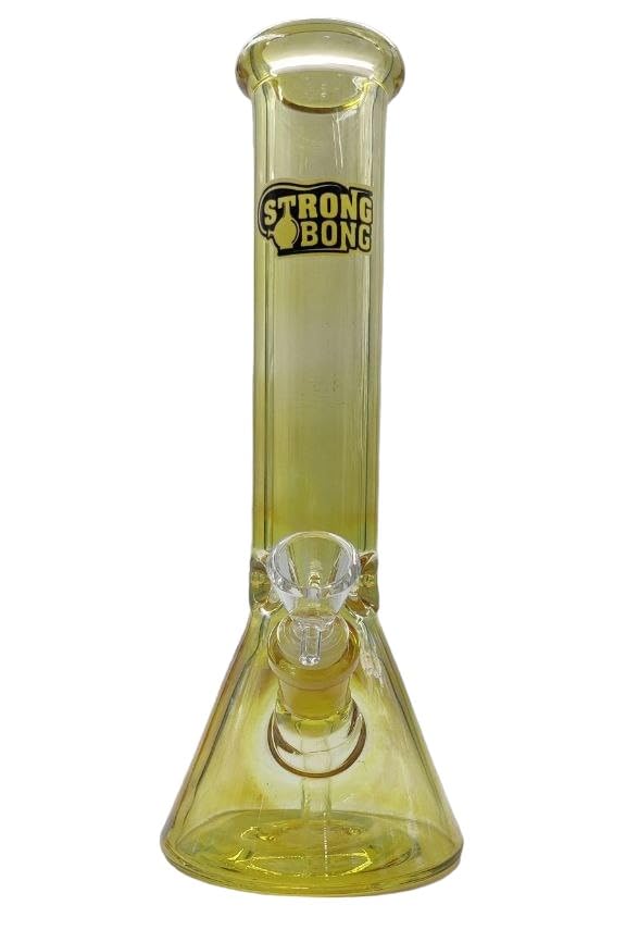 STRONG BONG Beaker Ultra Thick Glass Bong (Yellow) : Amazon.in: Home ...
