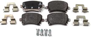 Amazon.com: Genuine OEM Rear Disc Brake Pad Set for Audi 4F0698451D ...