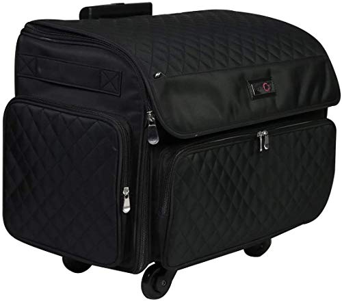 Everything Mary 4 Wheels Collapsible Deluxe Sewing Machine Storage Case ...