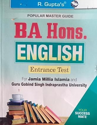 Buy R Gupta's BA Hons English Entrance Test (S) Book Online at Low ...