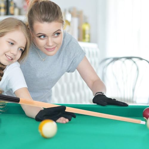 Healifty Pool Cue Stick 1.2m Small Black Wood Billiards Tool for ’s ...