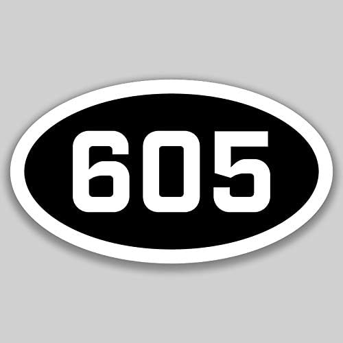 Amazon.com: 605 Area Code Sticker South Dakota Sioux Falls Aberdeen ...