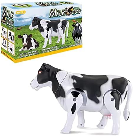 Buy Electric Walking Milk Cow Toy - Realistic Simulation Cow Figure for ...