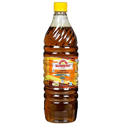 Sunrise Pure Mustard Oil Bottle, 1000 ml : Amazon.in: Grocery & Gourmet ...