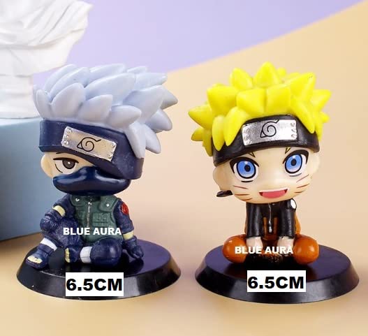 Buy Blue Aura Sasuke Itachi Naruto Kakashi Pvc Multicolor Action Figure ...