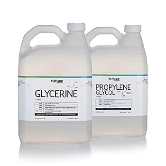 2 Gallon Kit - Vegetable Glycerin -Propylene Glycol 99.998% High Purity ...