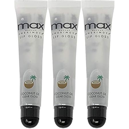 Amazon.com : Cherimoya (2Pack) MAX Makeup Lip Polish HONEY Clear Gloss ...