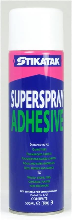 Stikatak All Purpose Superspray Adhesive - 500ml : Amazon.co.uk: DIY ...