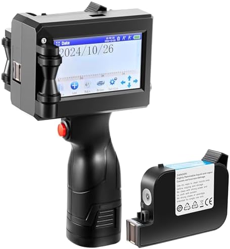 Amazon.com: Mstge Portable Handheld Inkjet Printer with 42ml Quick ...