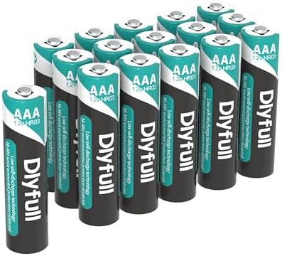 Amazon.com: Mupoer Rechargeable AAA Batteries 16 Pack,1100mAh NiMH AAA ...
