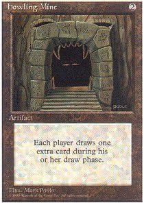 Amazon.com: Magic The Gathering - Howling Mine - Fourth Edition : Toys ...