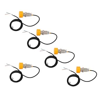 SHYEKYO Proximity Sensor, 5 Pieces 20mm Detection 90-250 VDC PNP IP65 ...