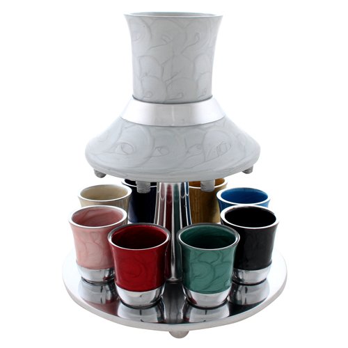 Buy Aluminum Wine Divider with 8 Small Cups 21 cm - Colorful Online at ...