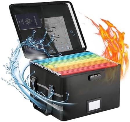 Amazon.com: Opastry File Box with Lock 5200°F, 6 Layers of Functional ...