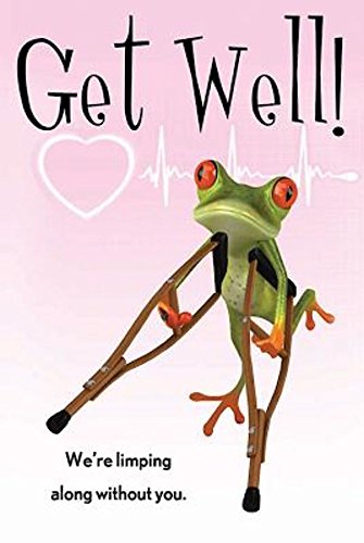 Get Well! Frog Postcard (Pkg of 25): Unknown: 9781426783340: Amazon.com ...