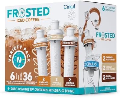 Amazon.com: Cirkul Frosted Iced Coffee Flavor Cartridge Variety Pack ...