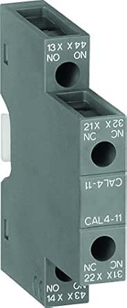 ABB CAL4-11 Bloque auxiliar de contacto 1NO/1NC 400V 3A : Amazon.com.mx ...