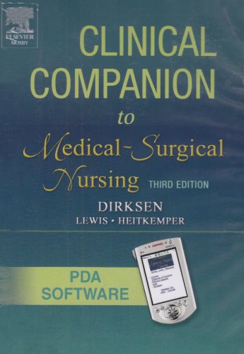 Clinical Companion To Medical Surgical Nursing: CD-ROM PDA Software ...