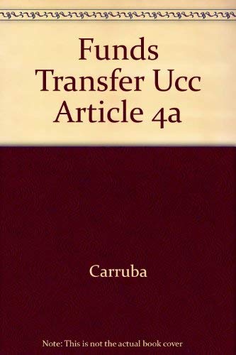 Buy Funds Transfer Ucc Article 4a Book Online at Low Prices in India ...