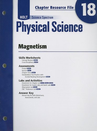 Amazon.com: Holt Science Spectrum Physical Science Chapter 18 Resource ...