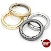 Amazon.com: CRAFTMEMORE 2pcs 1 1/2 Inch O Rings Snap Clip Spring ...