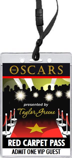Amazon.com: Oscar Awards Red Carpet Paparazzi Party VIP Pass Invitation ...