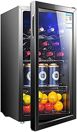 COOLBABY Household Wine Cooler Wine Cabinet Refrigerator Beverage ...