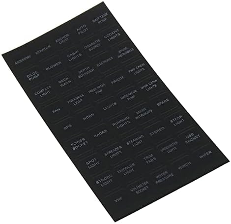 Amazon.com: ZZHXSM 1 Piece Switch Panel Light Sign Sticker PVC Marine ...