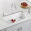 BLANCO, White 441767 DIAMOND SILGRANIT Super Single Undermount Kitchen ...