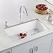 BLANCO, White 441767 DIAMOND SILGRANIT Super Single Undermount Kitchen ...
